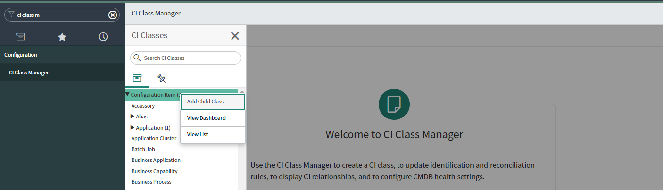How To add CI Class in Model Category - ServiceNow Community